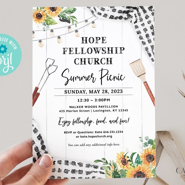 Cookout Invitation - Etsy