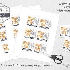 Halloween Treat Tags, Printable Halloween Gift Tags, Funny Halloween ...
