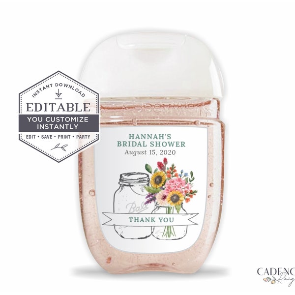 Hand Sanitzer Labels - Etsy