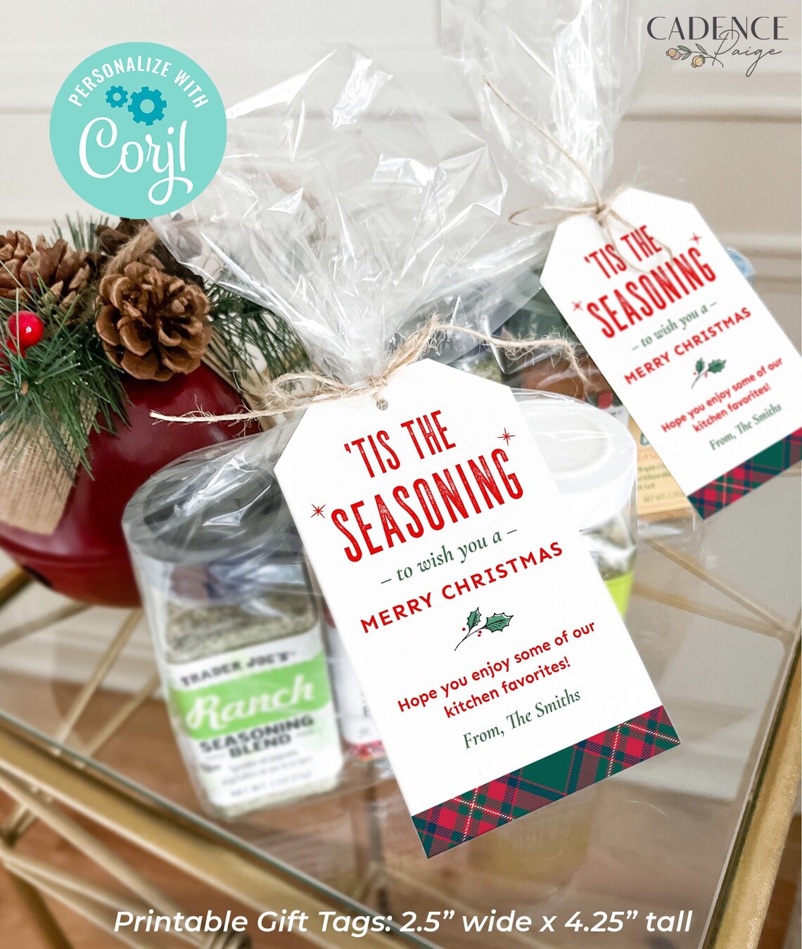 Spice Gift Tags, Homemade Spice Gift Tag, Seasoning Gift Tag, Food Gift ...