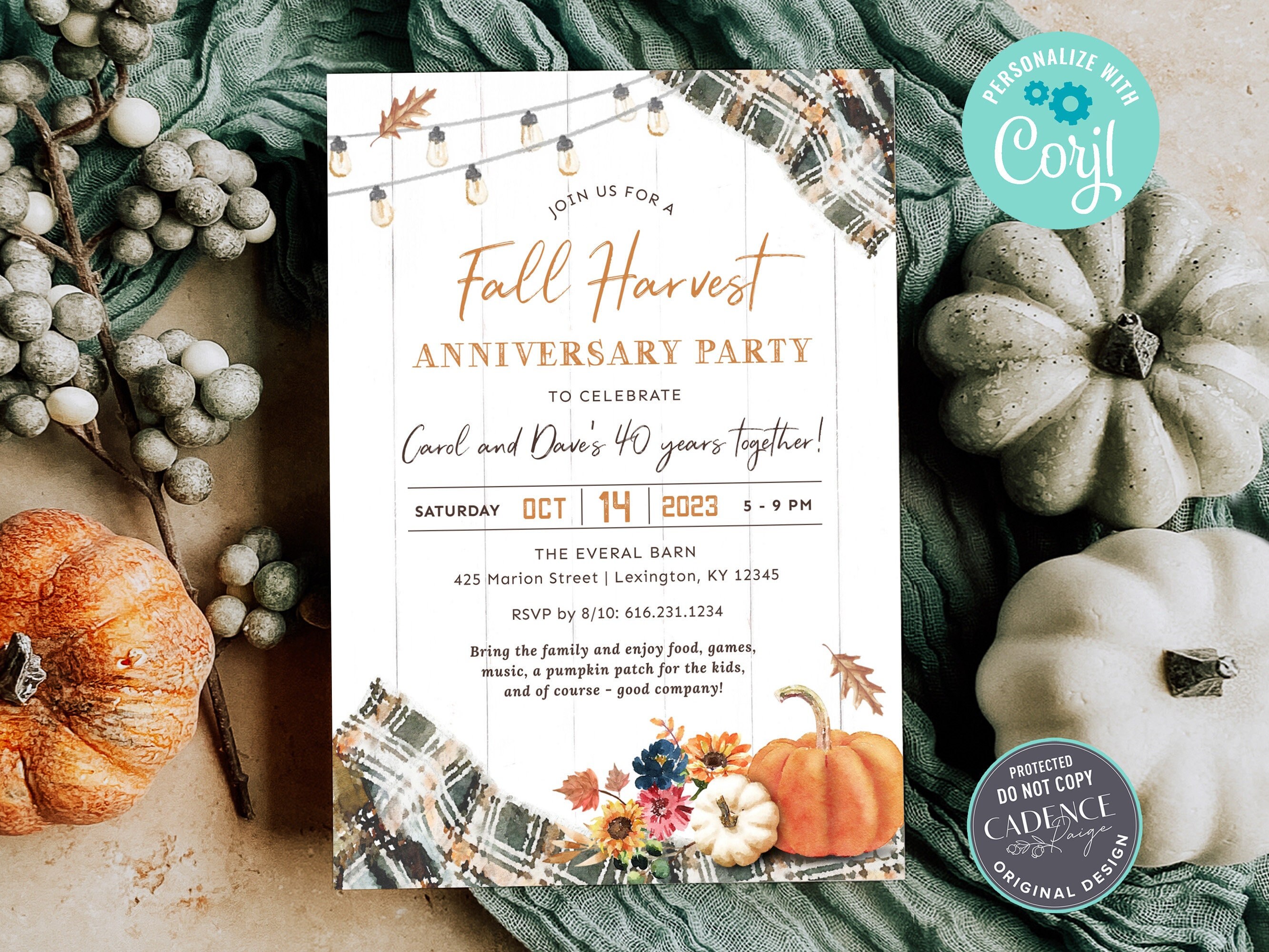 Fall Happy Anniversary