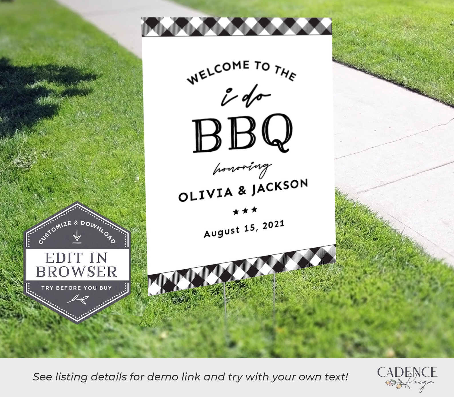I Do BBQ Welcome Sign I Do BBQ Reception Sign Bbq Welcome - Etsy