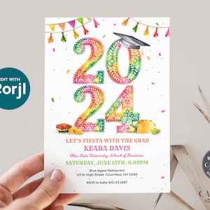 Graduation Party Fiesta Invitation, Fiesta Grad Party Invitation ...