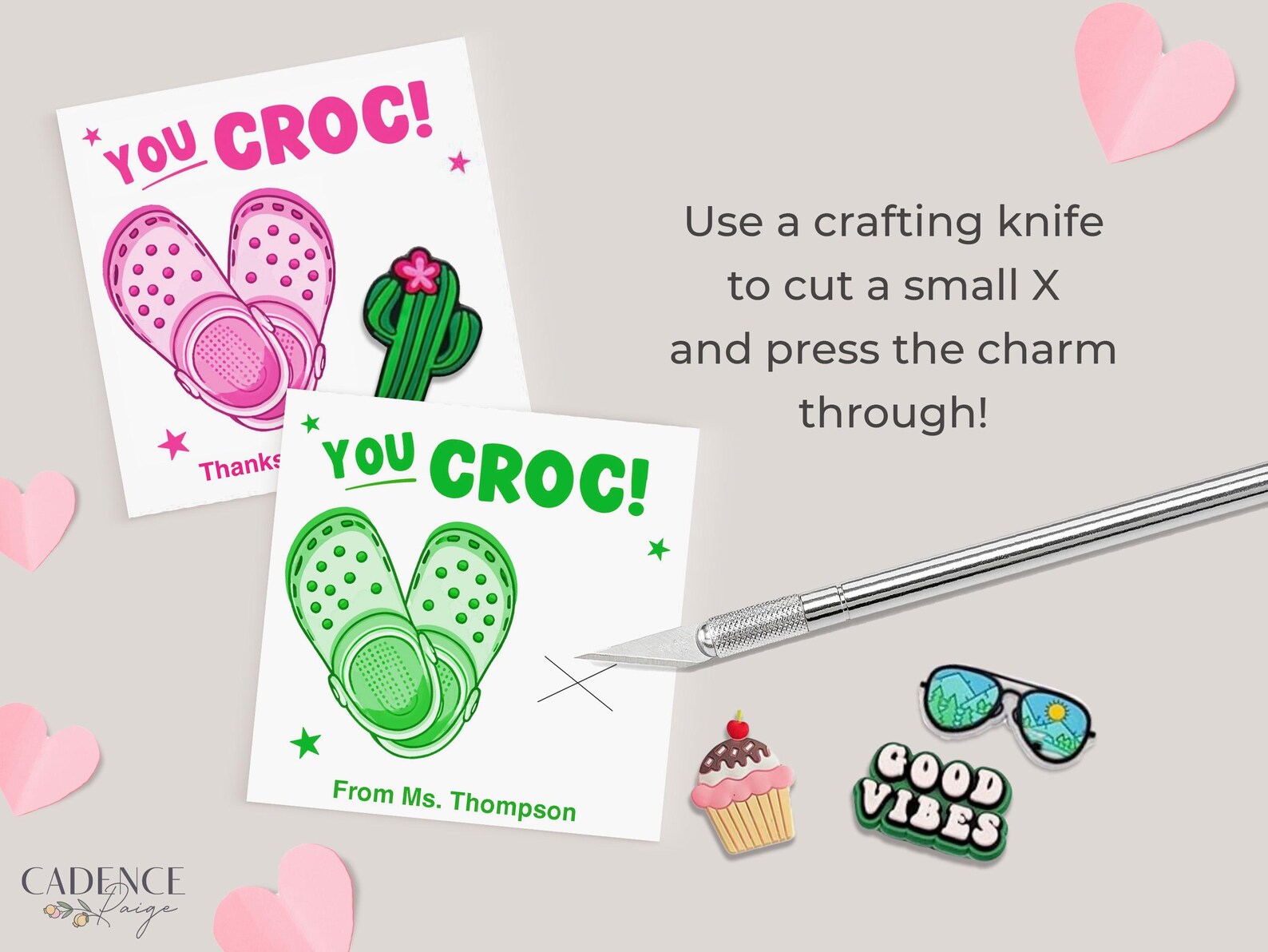 You Croc Student Gift Tag: Printable Teacher Reward (PDF Digital) - Etsy