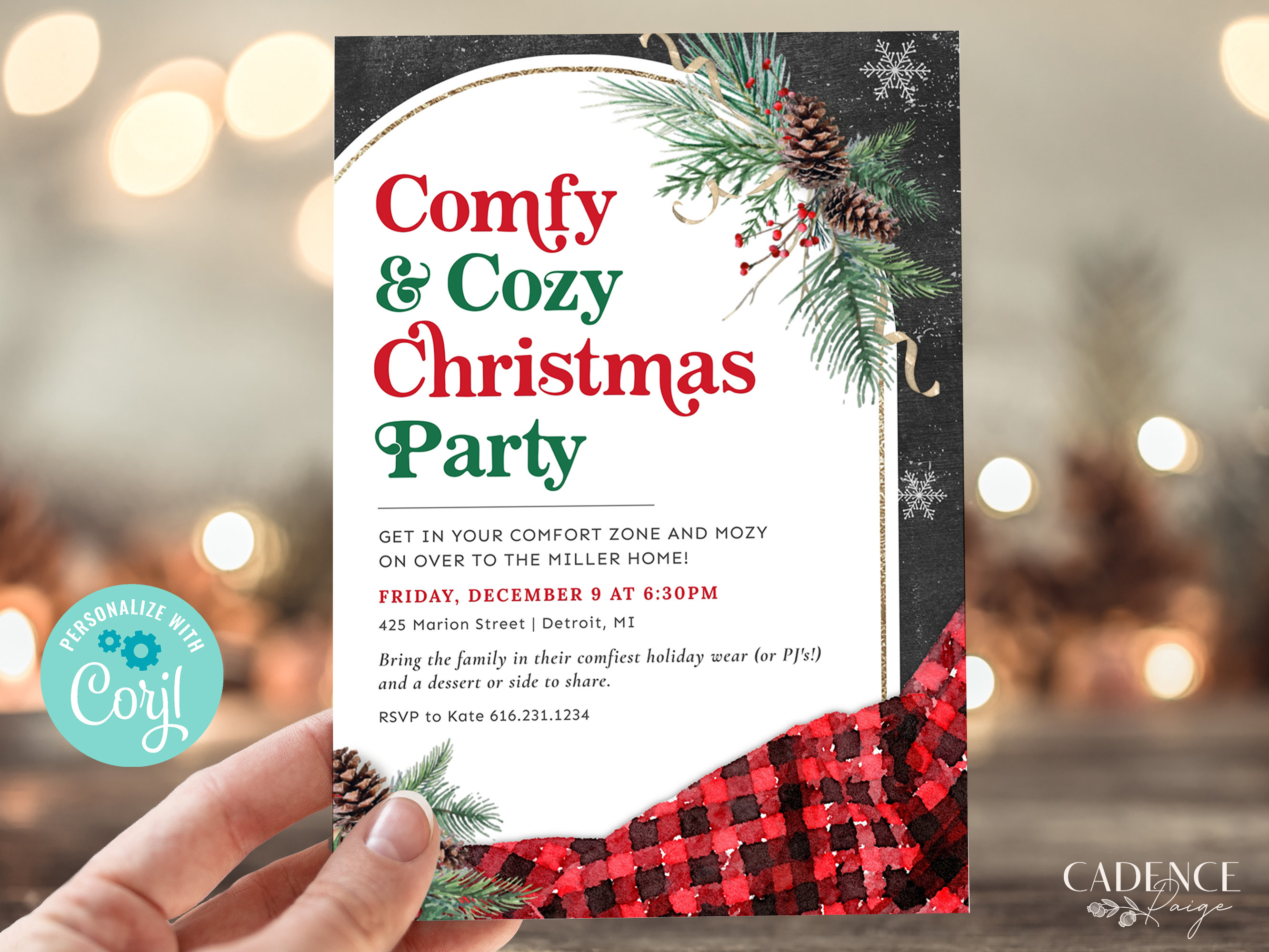 Holiday Party Flyer
