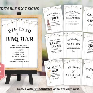 I Do BBQ Welcome Sign, Rustic BBQ Rehearsal Dinner Sign, Bbq Welcome ...