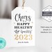 Happy New Year Gift Tag Printable New Years Tag Editable New - Etsy