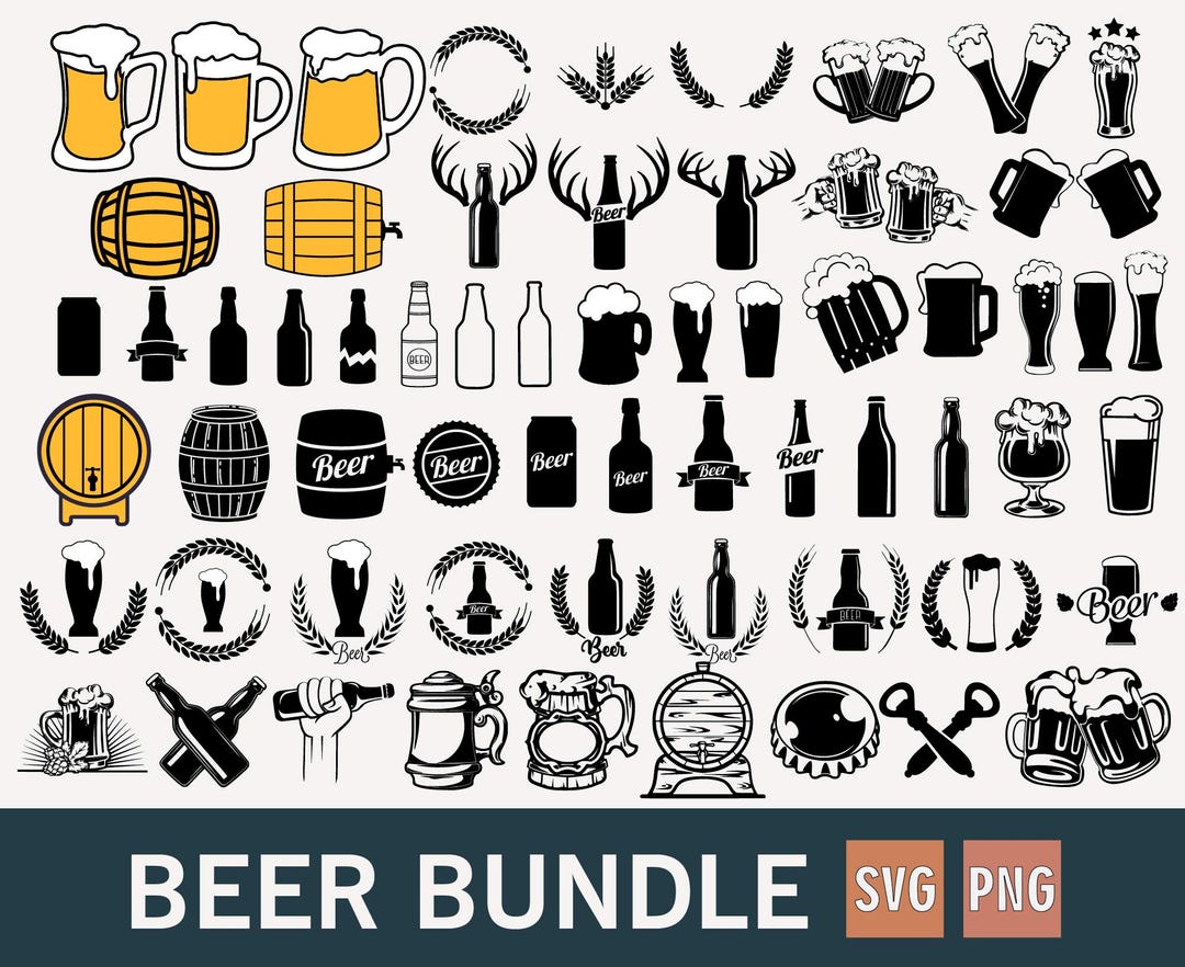 Beer Svg Bundle Beer Svg Funny Beer Svg Beers Bottles Svg Beer Cut File ...