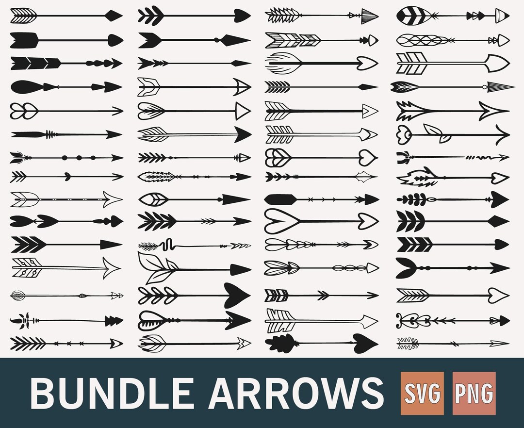 Arrow Svg Bundle Love Arrows Svg Arrow Svg Cut File Tribal Arrow Svg ...