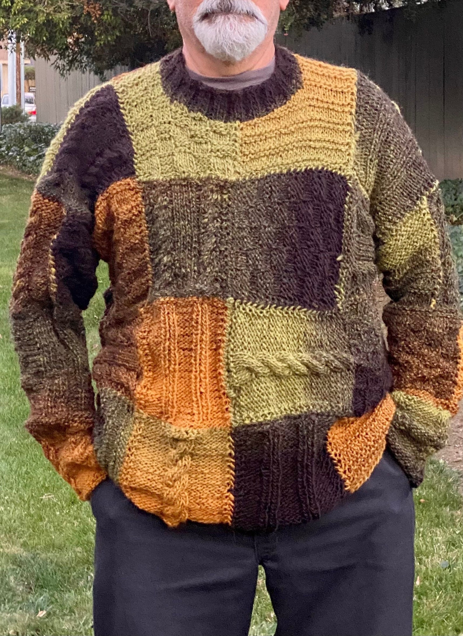 Men Jumper Knit Pattern Sweater Knit Pattern For Men Size L Etsy Uk