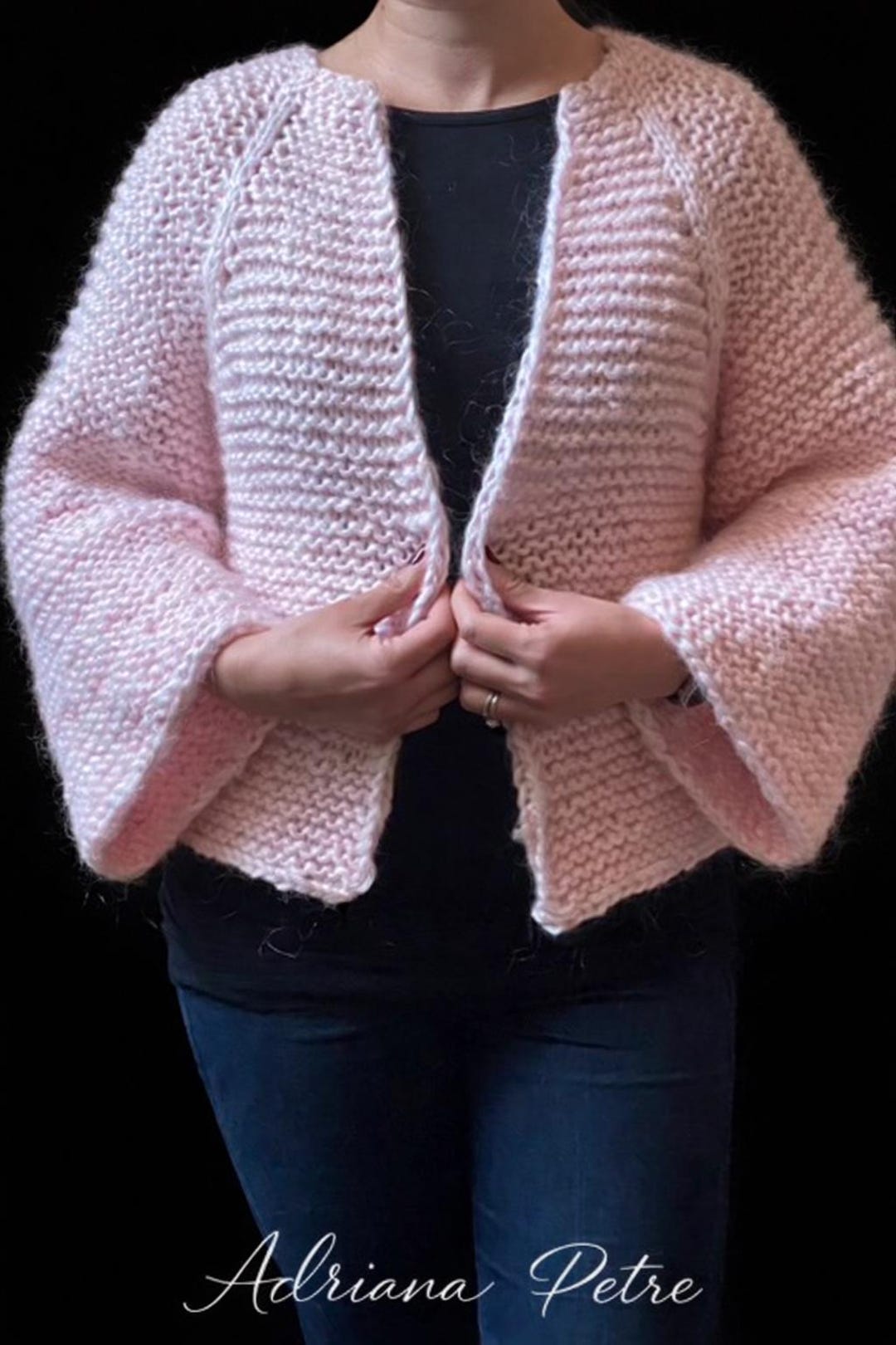 Cardigan Knitting Pattern: Easy (PDF Pattern) - Etsy UK