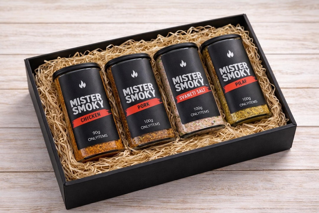 BBQ Spice Gift Set – Chicken, Pork, Svaneti Salt & Pilaf Seasoning ...