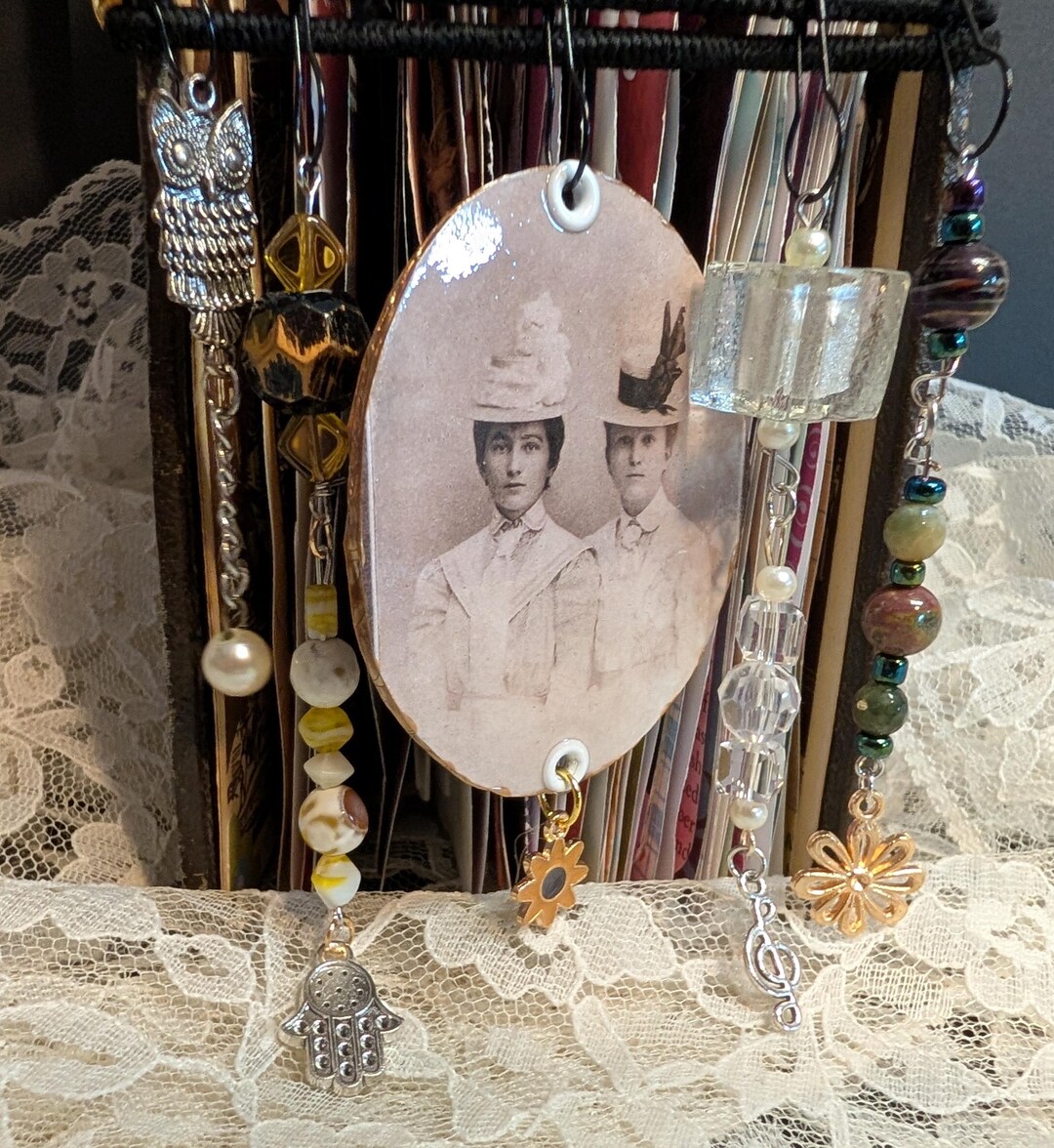 Handcrafted Vintage Journal Charms & Dangles-for Journals, Purses ...