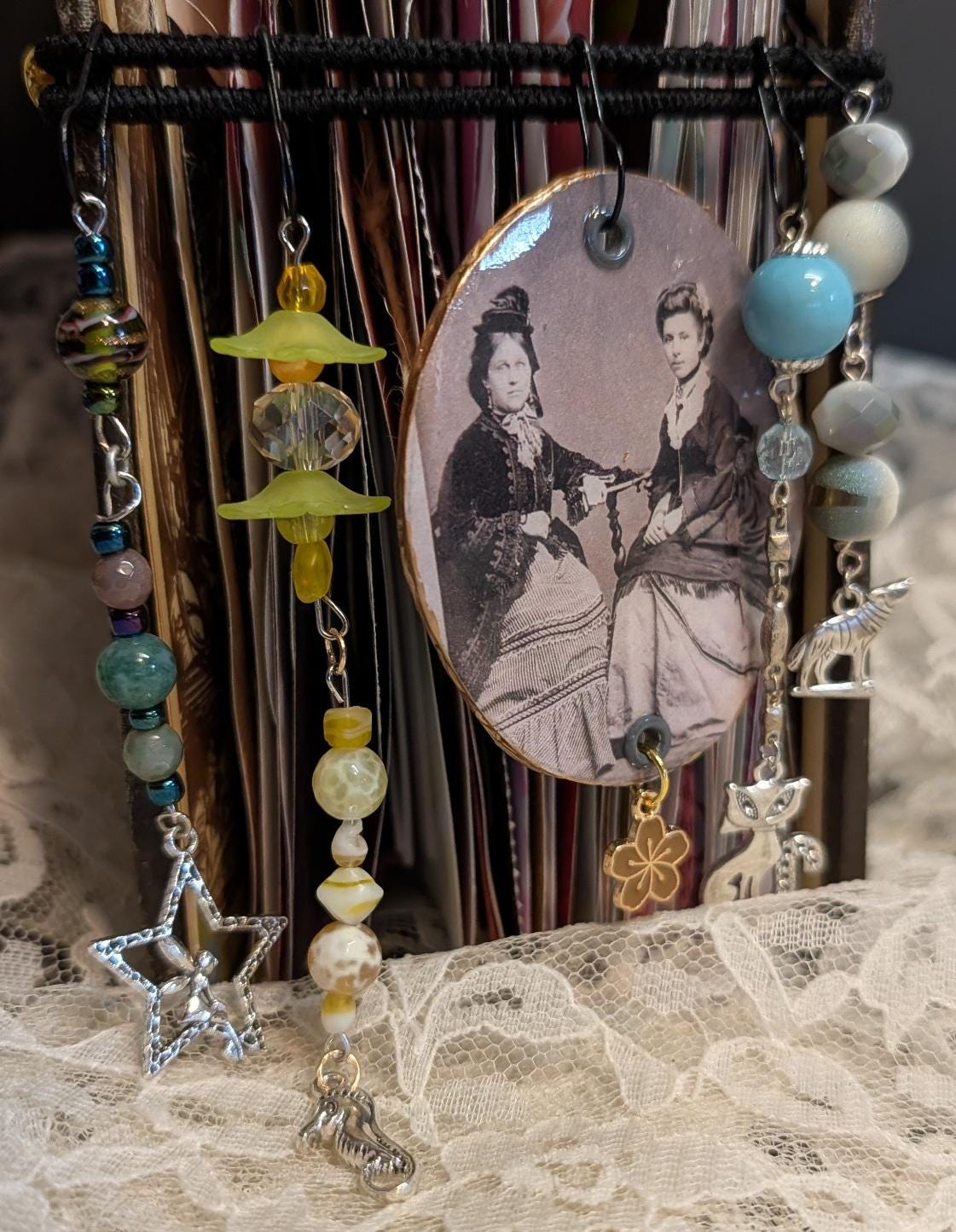 Handcrafted Vintage Journal Charms & Dangles-for Journals, Purses ...