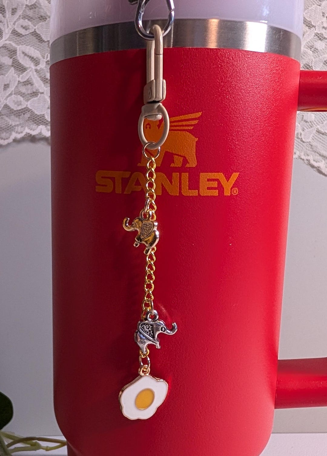 Straw Charm Clips: Stanley Tumbler Decoration (set of 2) - Etsy