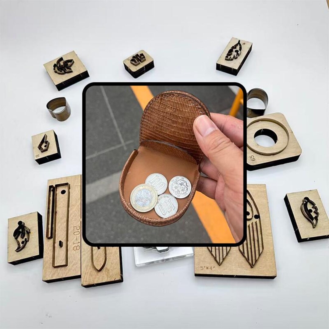 Coin-shaped Leather Forming Mold, Hand-sewn Leather Cutting Mold With ...