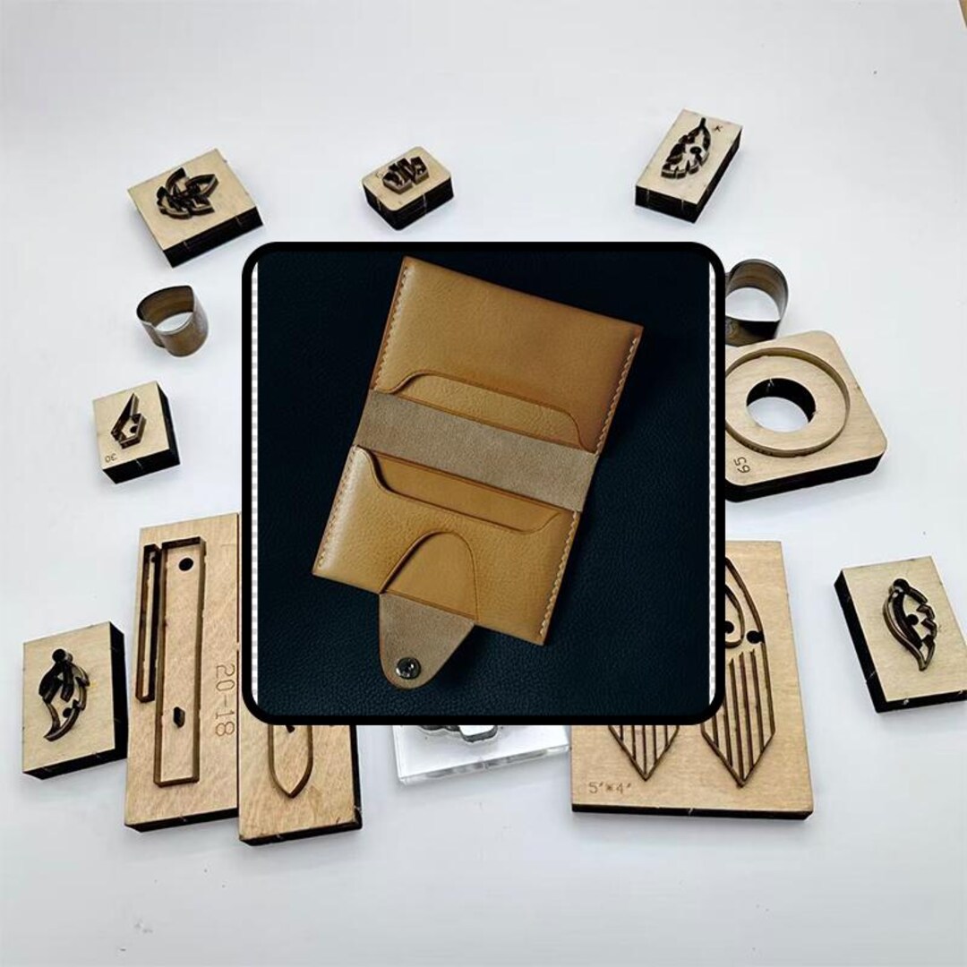 Pressing Palm Mold, Used for Making Folding Card Cases; Hand-sewn ...