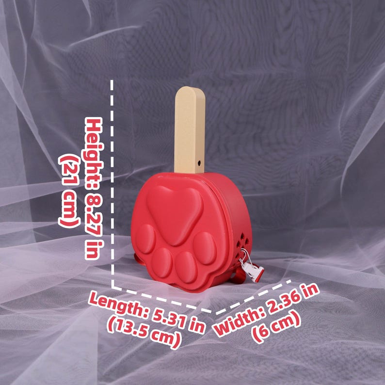 Pawpsicles Handheld Fan Furry Cosplay Cooling Prop With Lanyard Animal ...