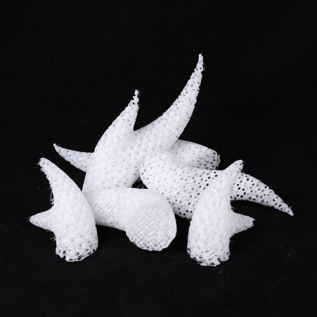 Flexible TPU Forked Fursuit Horn Set 3D Printed Lightweight DIY Furry ...