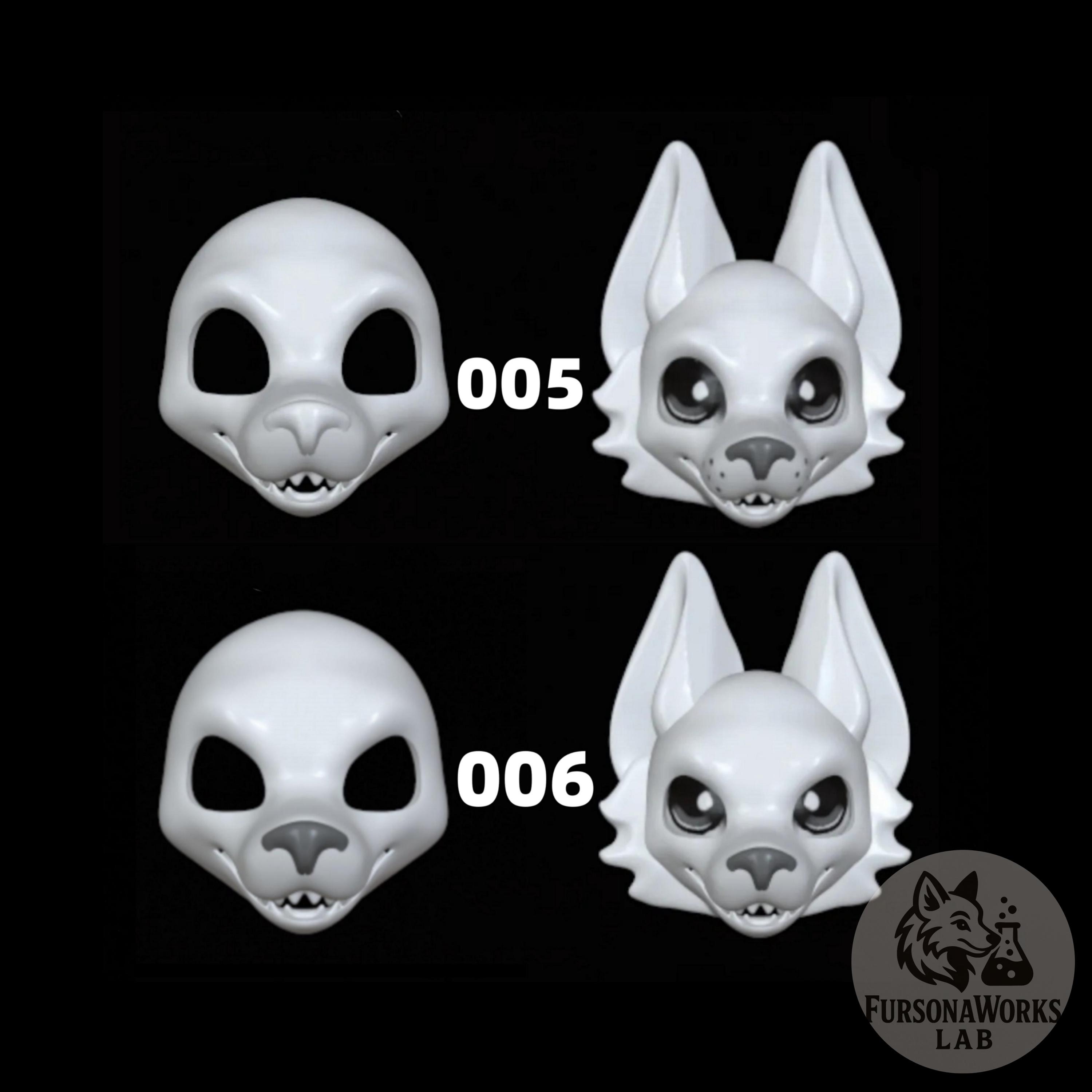 Long Muzzle Wolf Fursuit Head Base Japanese American Style Canine Mask ...