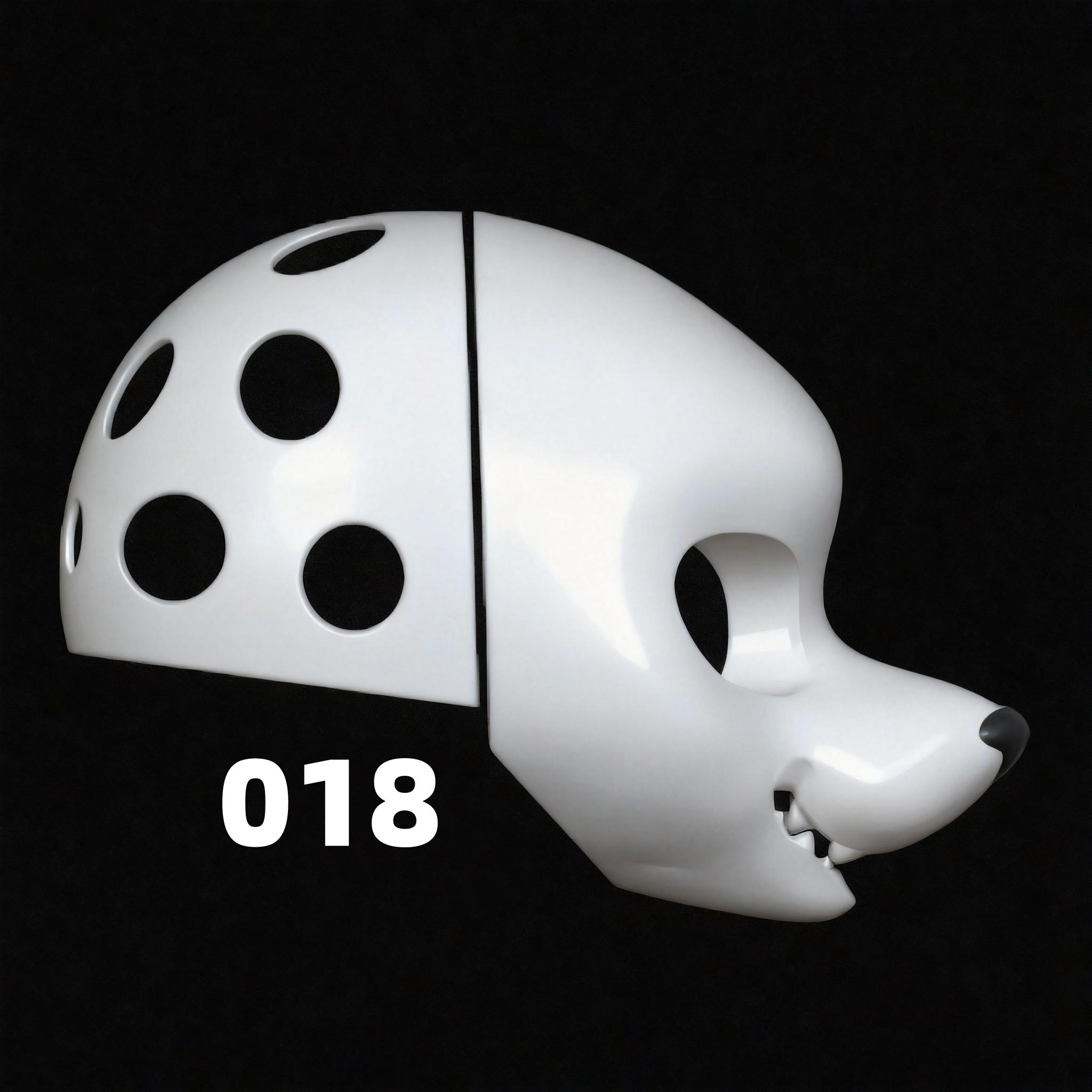 Handsome Wolf Fursuit Head Base Japanese and American Style 3D Printed ...