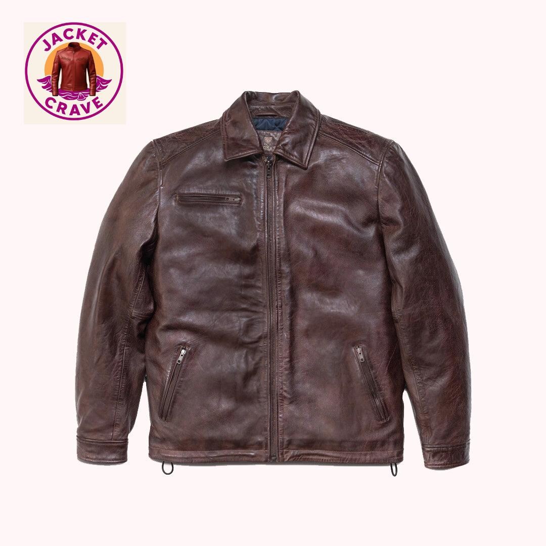 Mens Classic Driver Leather Coat - Etsy