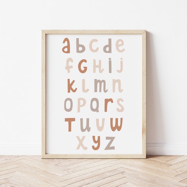 Abc Poster - Etsy