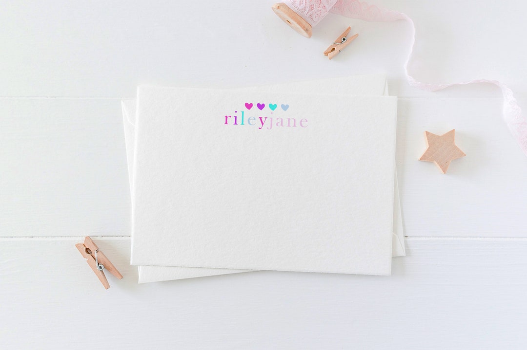 Personalized Stationery for Kids, Stationary for Kids, Little Girls ...