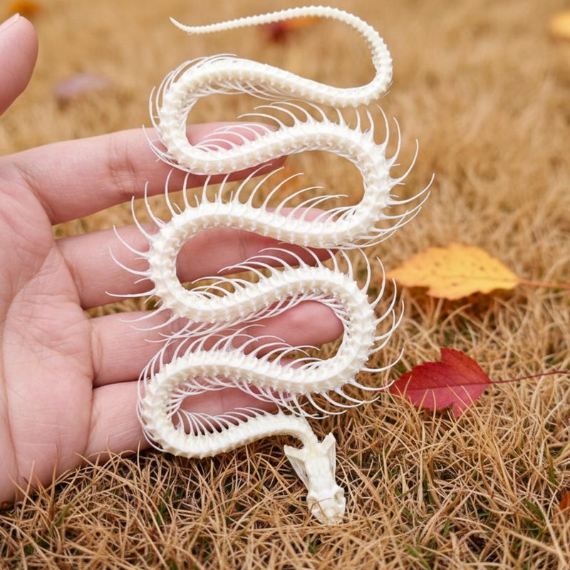Snake Real Skeleton - Etsy