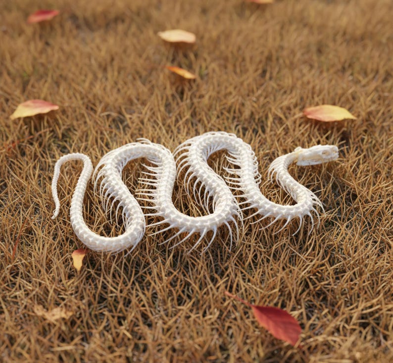 Real Snake Skeleton | Ethically Sourced Snake Bone Specimen | Natural ...