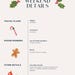 Christmas Weekend Itinerary Template | Holiday Travel Planner (canva ...