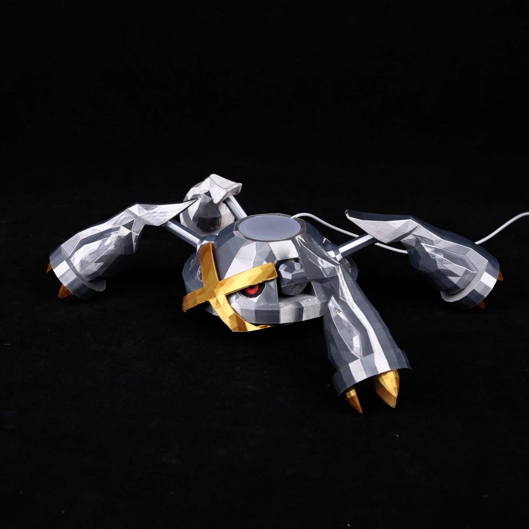 Quad Mech Wireless Charging Stand 3D Printed Poseable Four Leg Robot ...
