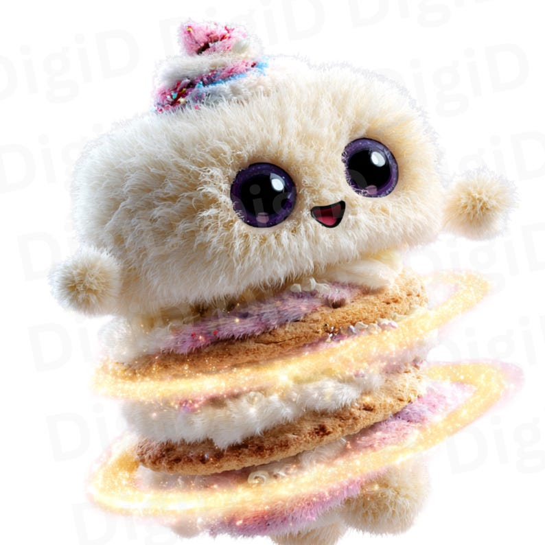 Magical Cookie Character Clipart - Etsy