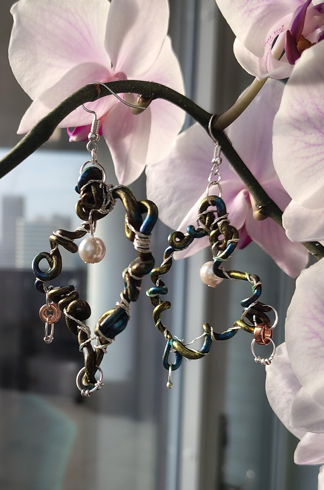Earth Resemblance Drop Earrings - Etsy