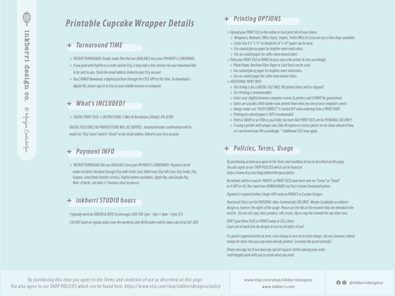 INSTANT DOWNLOAD Printable Popcorn Cupcake Wrappers Liners - Etsy