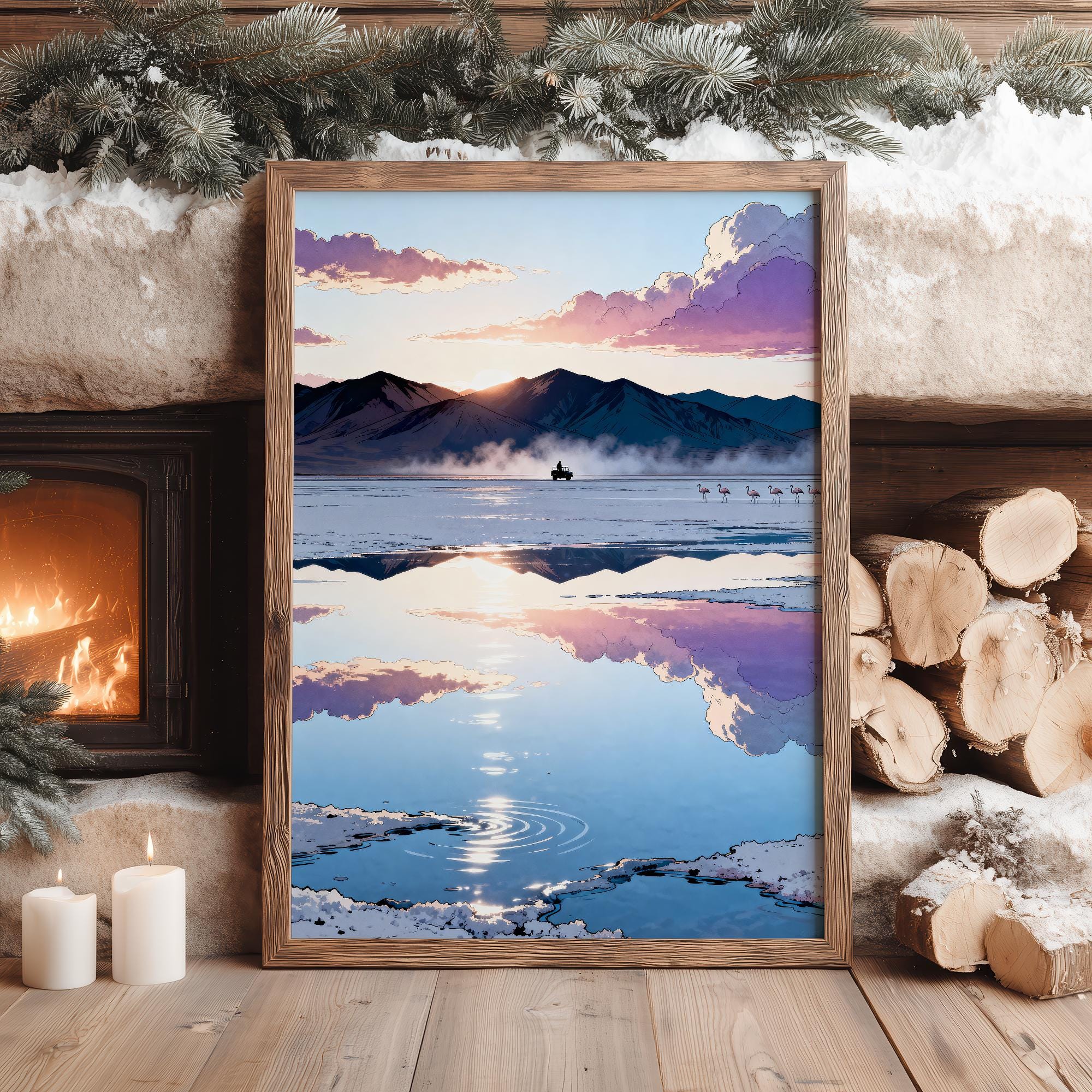Salar De Uyuni Poster – Bolivia Wall Art – Salt Lake Print – South ...
