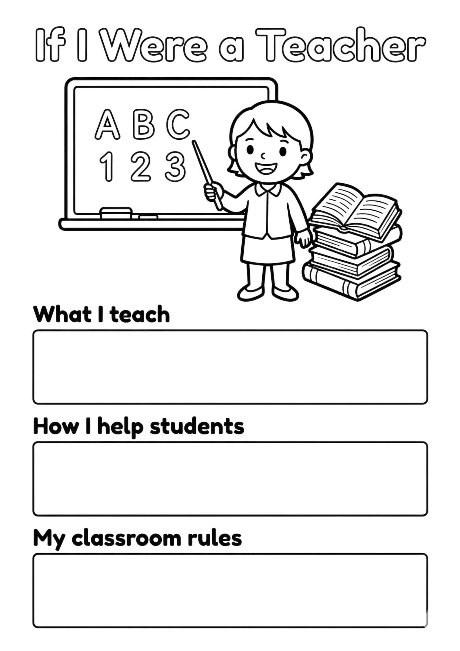Kids Imagination Worksheet Bundle | Creative Writing Prompts (PDF ...