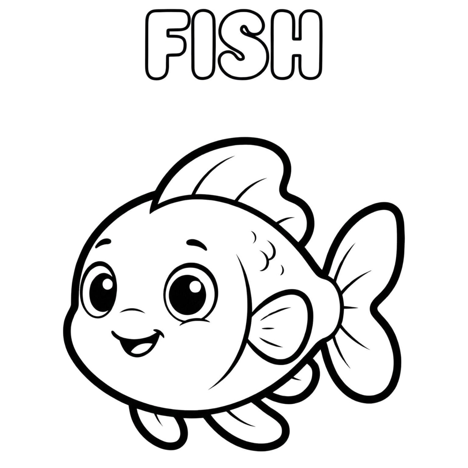 Cute Animals Coloring Pages for Toddlers | Printable Simple Animal ...
