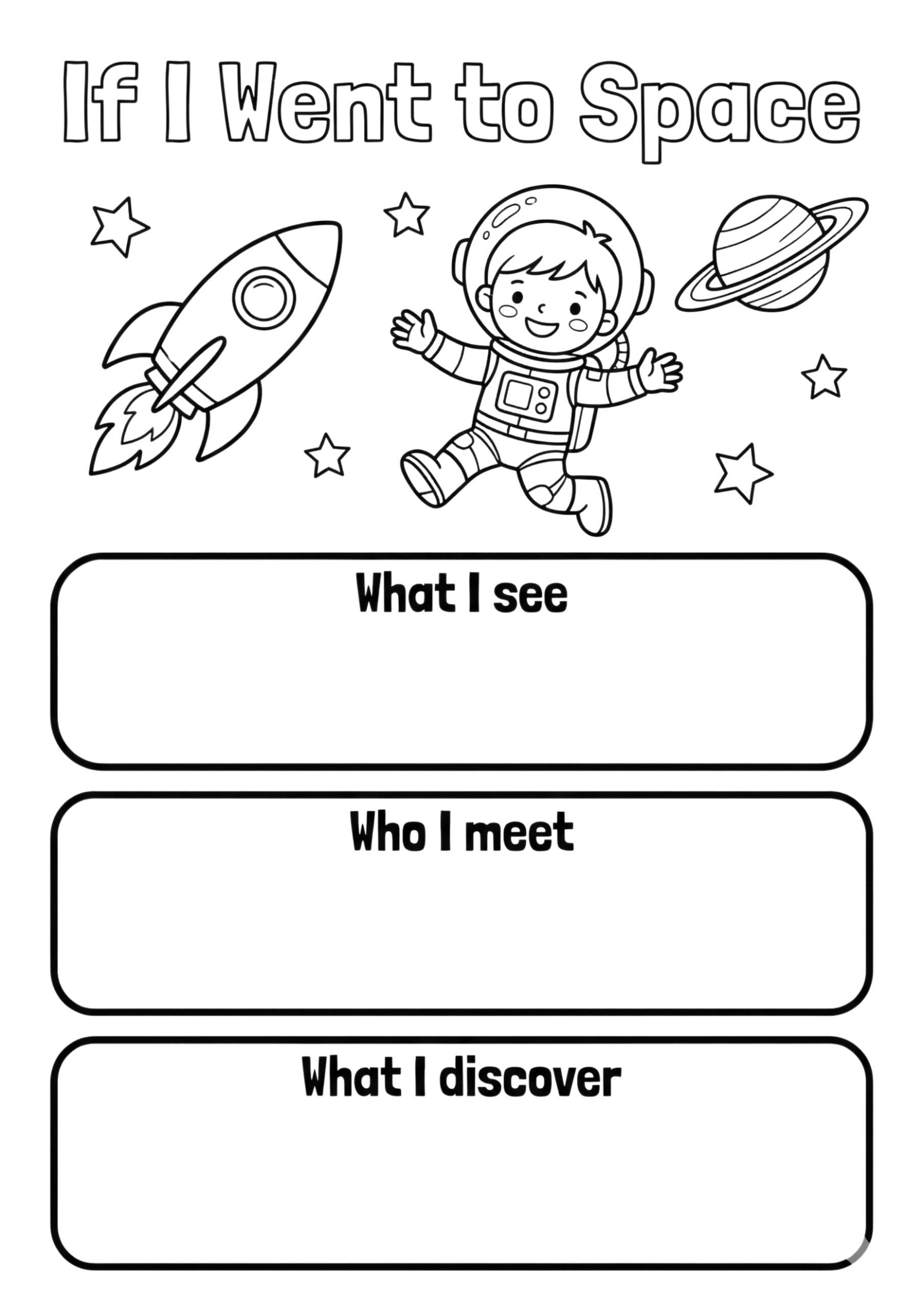 Kids Imagination Worksheet Bundle | Creative Writing Prompts (PDF ...
