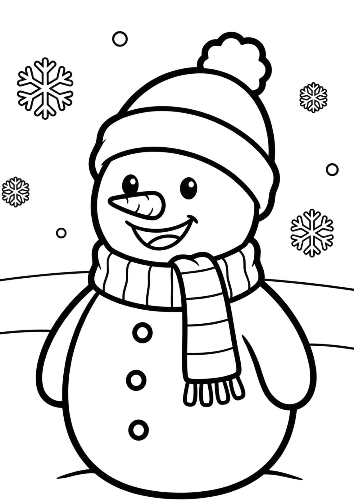 Winter Coloring Book for Kids | Snowy Printable Pages (PDF) - Etsy