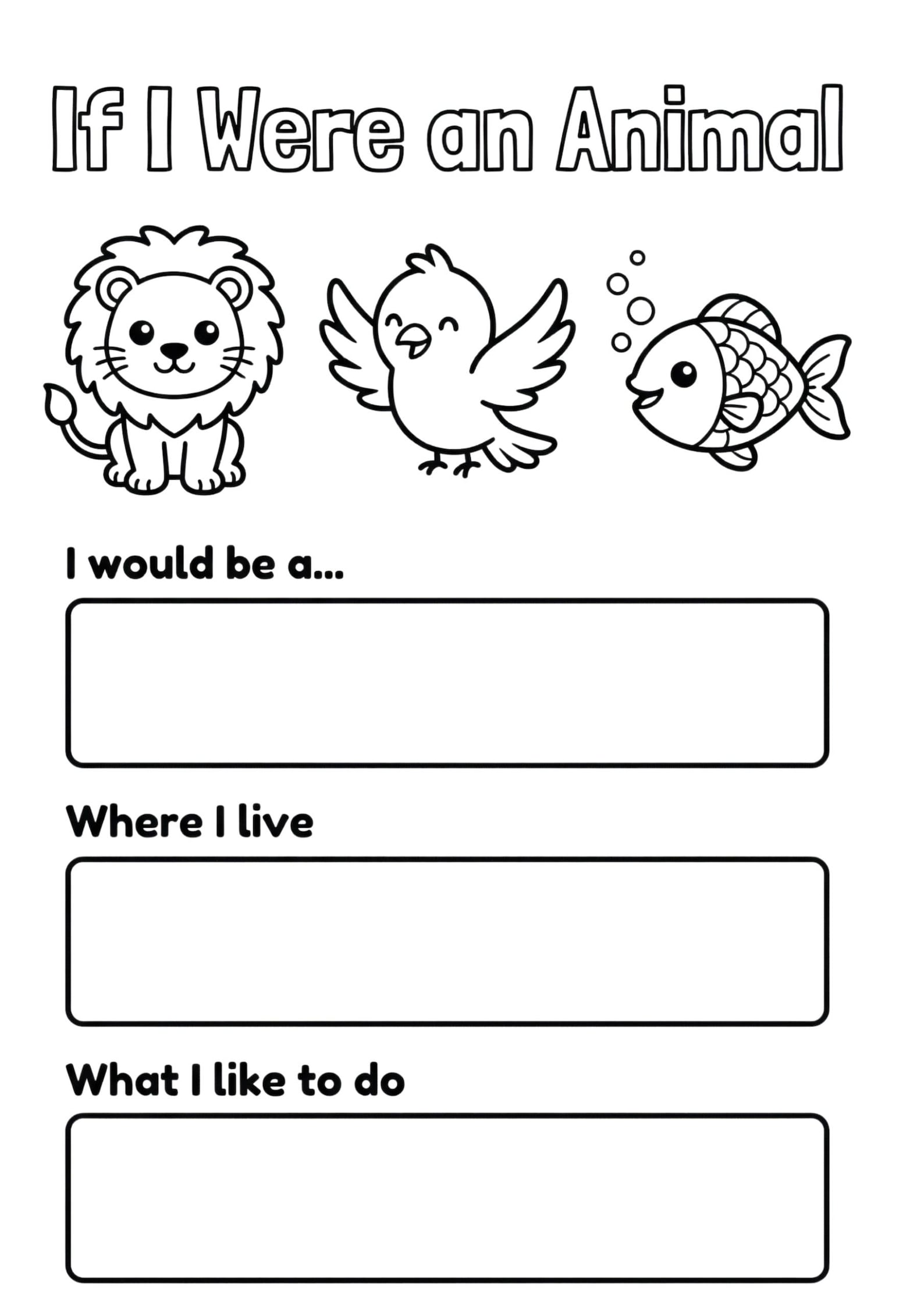 Kids Imagination Worksheet Bundle | Creative Writing Prompts (PDF ...