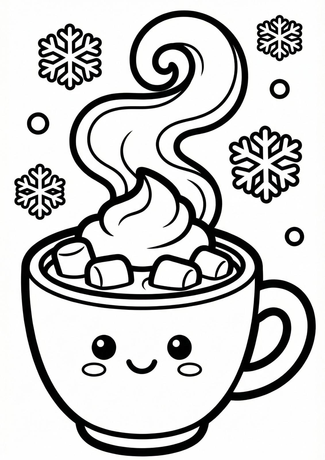 Winter Coloring Book for Kids | Snowy Printable Pages (PDF) - Etsy