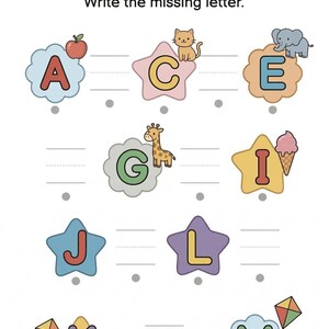 Preschool Alphabet Worksheets | Uppercase Lowercase Matching, Phonics ...