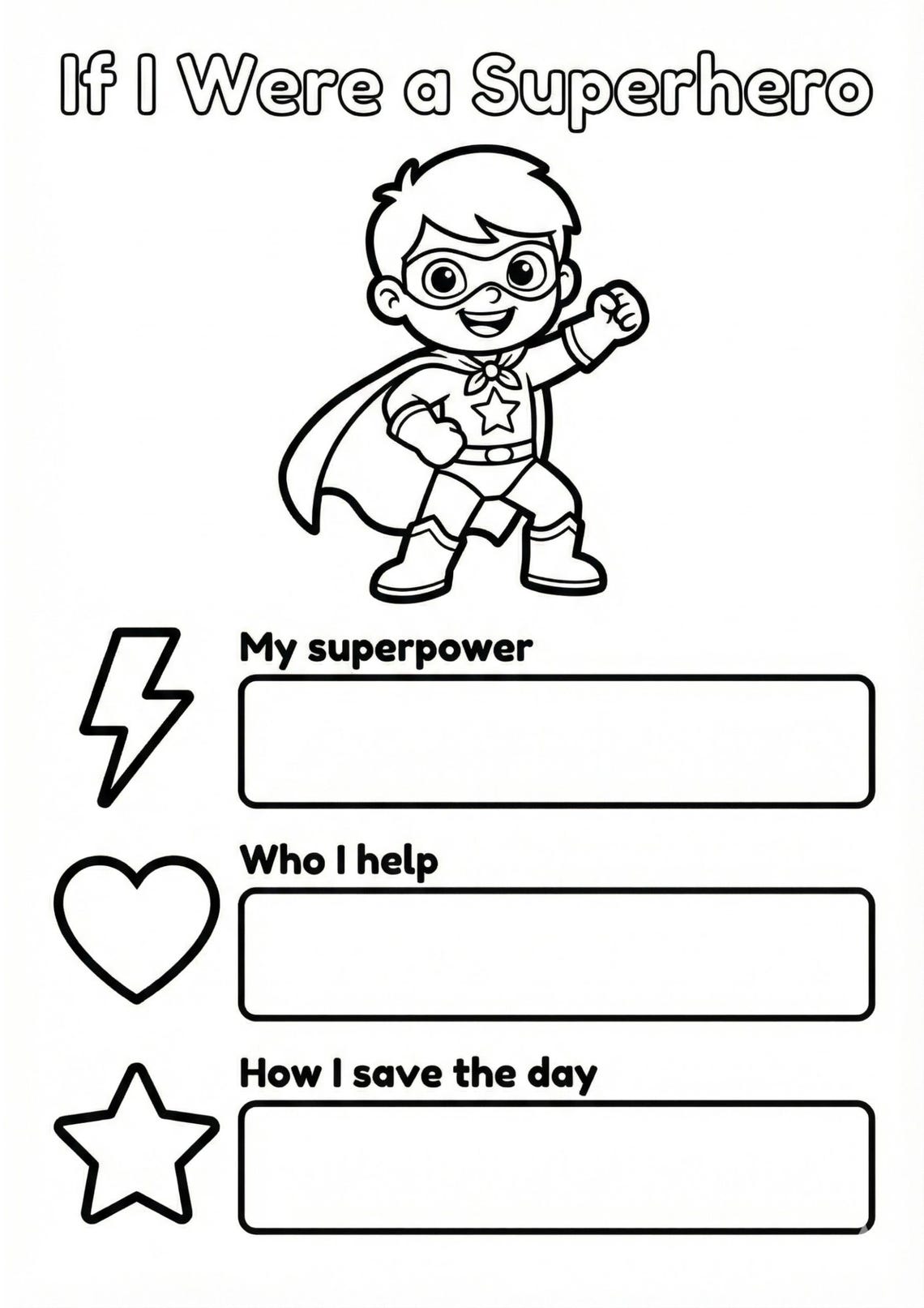 Kids Imagination Worksheet Bundle | Creative Writing Prompts (PDF ...