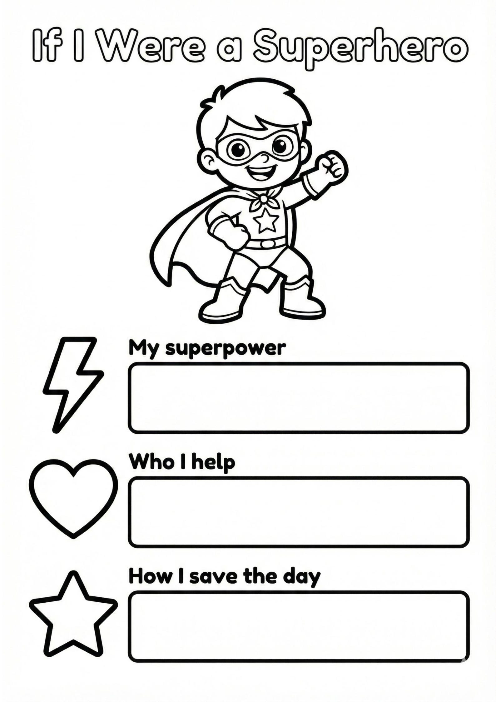 Kids Imagination Worksheet Bundle | Creative Writing Prompts (PDF ...