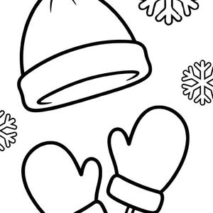 Winter Coloring Book for Kids | Snowy Printable Pages (PDF) - Etsy
