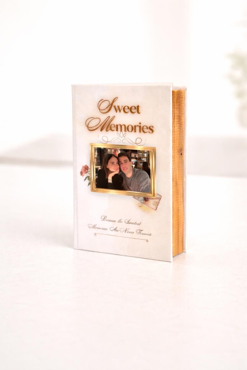 Personalized Photo Chocolate Library, Custom Memory Gift Box, Milk ...