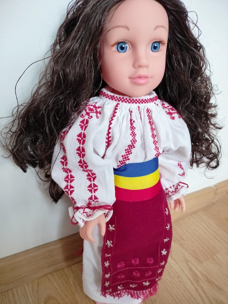 Doll in Traditional Romanian Costume - Etsy