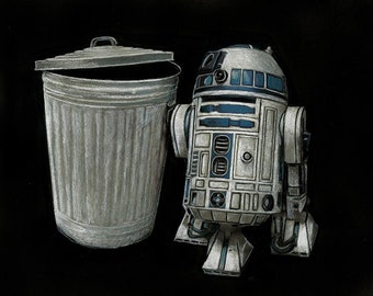 R2d2 trash can | Etsy
