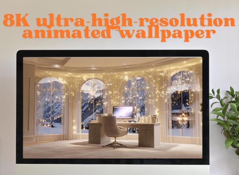 8K Animated Wallpaper + Static Image · Luxury Powder Pink Office ...